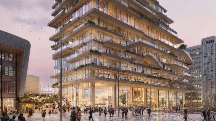 Tree House nieuwe toren CS vertraagd - Nieuwbouw Architectuur Rotterdam