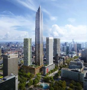RISE hoogbouw ontwikkeling 250 meter - Nieuwbouw Architectuur Rotterdam